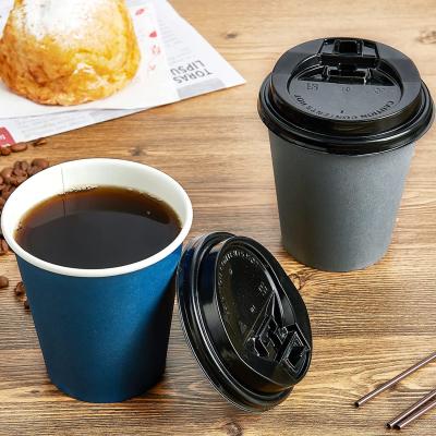 Cina Tazze di caffè biodegradabili eliminabili, tazze di carta a parete semplice riciclabili in vendita