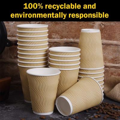 Cina L'abitudine del commestibile ha stampato le tazze di caffè asportabili 6oz 8oz 10oz per il ristorante in vendita