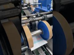 Sacchi di carta 100gsm 150gsm della maniglia dell'alimento di Kraft per il ristorante asportabile