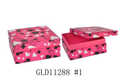 Cina Contenitore di gioielli quadrato del cuoio del Faux del regalo dell'imballaggio 22X22X9.6 cm per nozze in vendita