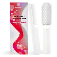 Quality Rechargeable Red Light Hair Brush Featuring 660nm LED Hair Growth Therapy for sale
