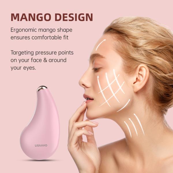 Quality Silicone Red Light Therapy Face Massager Vibration Eye Face Massager for sale