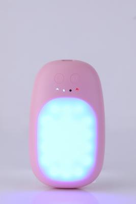 China 5200mAh Pink Hand Warmer Battery Pack with Mobile Phone Charging Function for sale