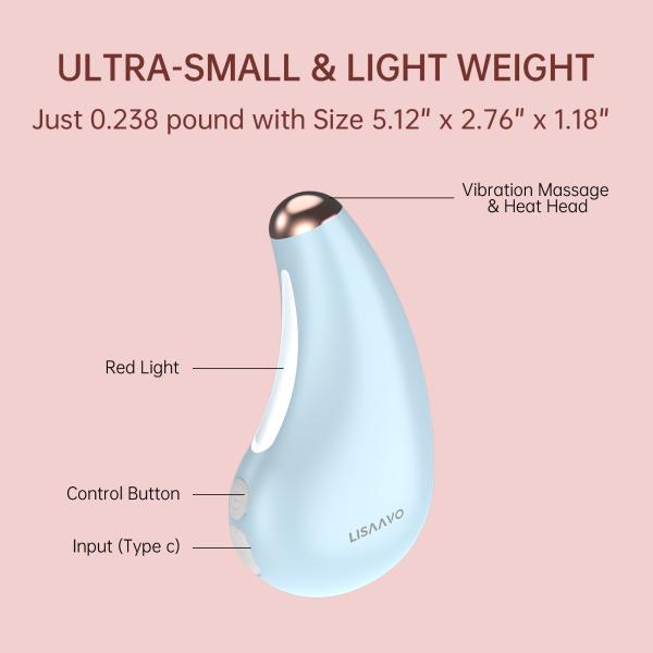 Quality Red Light Facial Massager with Heat, Vibration & Skin Rejuvenation Technology for sale