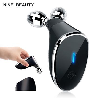 China 170g EMS Facial Toning Device Red Blue Light 300mAh EMS Microcurrent Facial Massager for sale