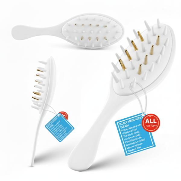 Quality Electric Hair Brush with Red Blue Light Therapy for sale