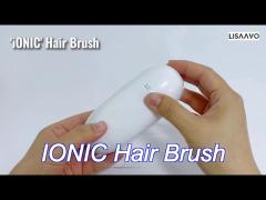 ce fcc ionic hair brush negative ion 1w blue led hair brush