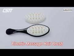 1.8w led light therapy comb ems vibration hair brush with removable comb