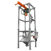 China Putty Powder Bag Dump Station Bulk Bag Unloading Machine 4 Ton Electric Hoist for sale