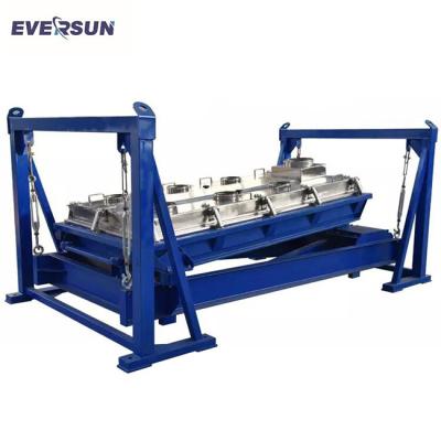 China Criba vibratoria giratoria de salida grande de 1 capa para productos químicos en venta