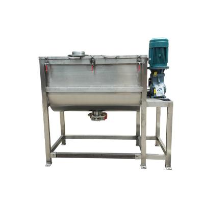 China Fully Automatic Electric Heating Sealed Stainless Steel Horizontal Ribbon Mixer for sale