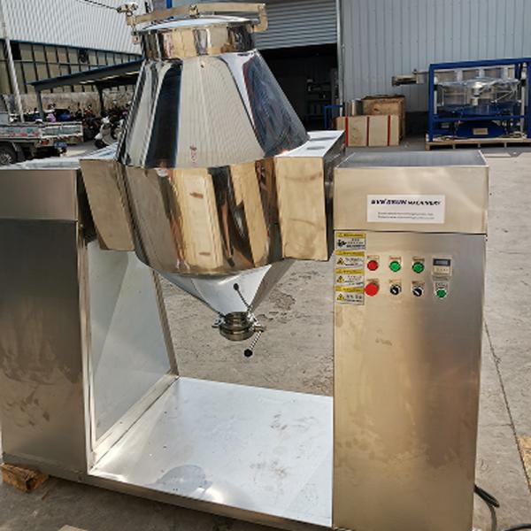 Customizable Twin Cone Powder Particle Mixer Dust-free And Low Noise
