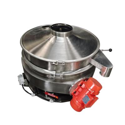 China Circular Vibrating Screen Sand And Stone Separator Food Grade Particle Impurity Remover Vibrating Screener zu verkaufen