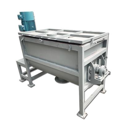 China Op maat gemaakte multifunctieve horizontale twee-schroefband chemische poedermengmachine van roestvrij staal for sale