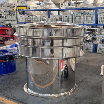 China Full Stainless Steel Vibrating Screen Powder Particle Impurity Filtration Sieve Machine for sale