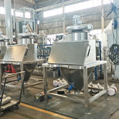 Cina Apparecchiature di alimentazione automatica in acciaio inossidabile personalizzate per il trasporto di polveri di particelle senza polvere e con screening integrato in vendita