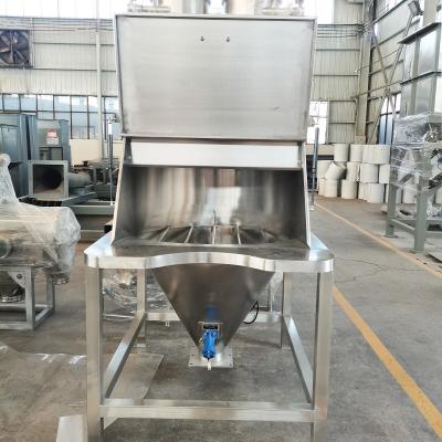 China Customized Stainless Steel Manual Feeding Small Bag Granular Powder Dust-Free Feeding Station for sale