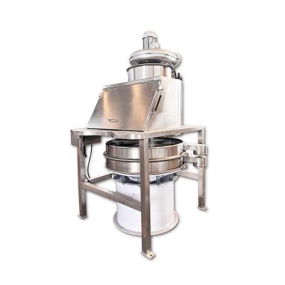 China Advanced Dust Suction System In Bulk Bag Unloader For Flexible Screen Options And Motor Driven Vibration Device for sale
