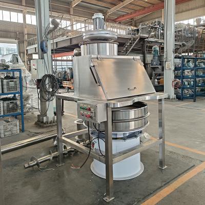 China Advanced Dust Suction System In Bulk Bag Unloader For Flexible Screen Options And Motor Driven Vibration Device for sale