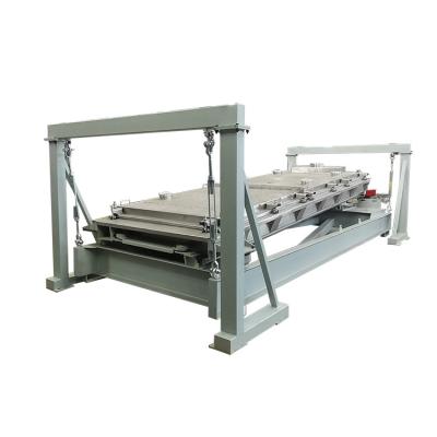 China Large Plane Rotary Screen Square Classification Rocking Vibrating Screen Quartz Sand Fine Screening Machinery for sale