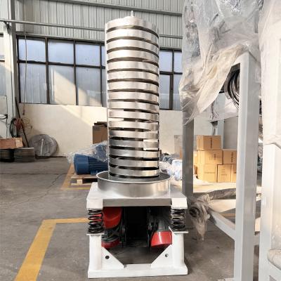 China Spiral Shaft Driven Auger Screw Conveyor for Vertical Material Conveying for sale