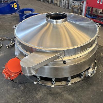 China Continuous screening machine for granular feed with food-grade stainless steel straight-through screen for sale