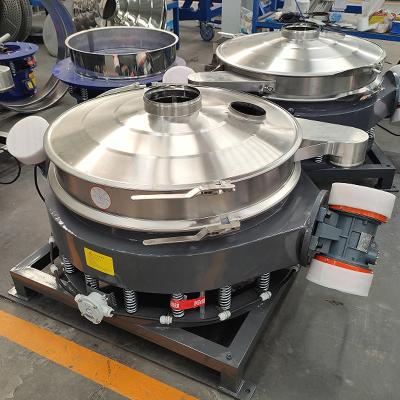 China Straight-Flow Vibratory Screening Machine and Professional for Safe Filtration of Powder and Granular Materials for sale