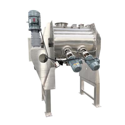 China Stainless Steel Plow Mixer with PLC Control System and High Speed Plough Knife Rotation for Uniform Mixing for sale