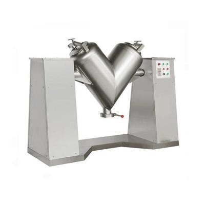 China V Type Powder Mixer for Uniform Dry Powder Mixing in Food and Chemical Industries with Smooth Inner Wall and Easy Cleaning for sale