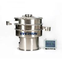 China EVERSUN 1000mm Rotary Ultrasonic Vibrating Screen Separator with 1.1kW Motor and 2-500 Mesh Size for sale