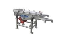China Mine Small Sand Stone Square Linear Vibrating Screen Sieve Machine JB-520 500x2000mm for sale