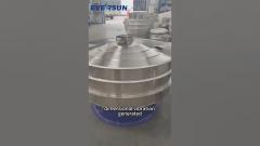 Ecrã de vibração rotativo: Equipamento industrial de triagem para classificação precisa