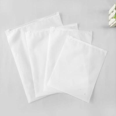 China Pvc Frosted Zip Lock Pouch Waterproof for Bikini Swimwear Clothes Packaging for sale