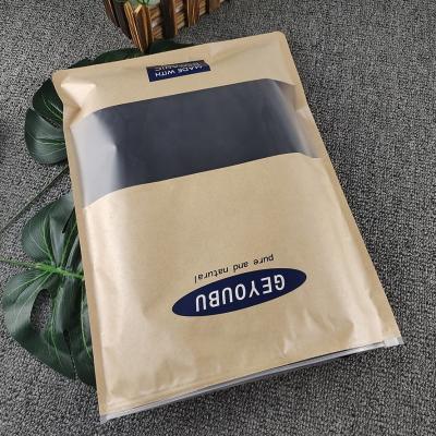 China T-Shirt Polyethylene Plastic Clothing Zipper Bag Resealable Custom Frosted for sale