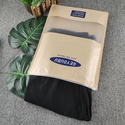 China T-Shirt Polyethylene Plastic Clothing Zipper Bag Resealable Custom Frosted for sale