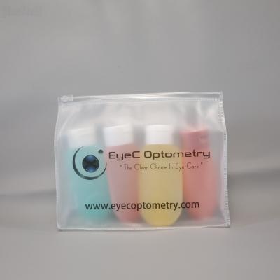 China Eva Cosmetic Plastic Bag For Business Travel Dispenser Bottle Cosmetic Storage for sale