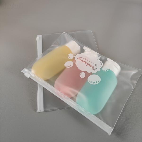 Quality Zipper Top Cosmetic Plastic Outdoor Packaging Bag For Personal Care for sale