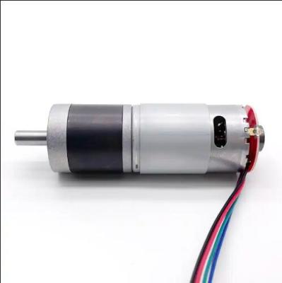 Cina 12v 24v DC motore di ingranaggi planetari 36mm PPR Encoder motore di ingranaggi alta coppia bassa velocità in vendita