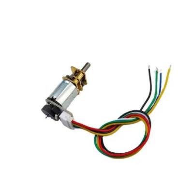 Cina 12 mm DC Micro Gear Motor Pulse Houle Precision Encoder Piccolo decelerazione Motore a corrente continua in vendita