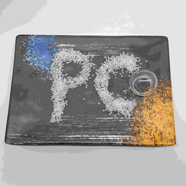Quality Eco Friendly Recyclable Polycarbonate Resin Halogen Free V0 PC Resin for sale