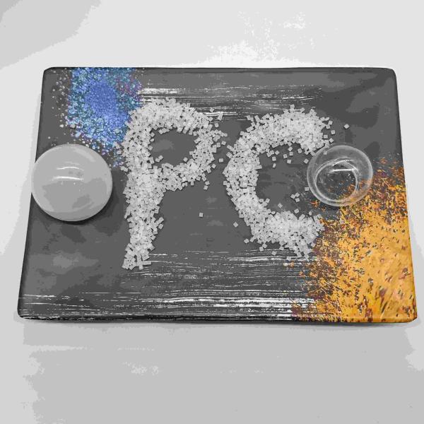 Quality Eco Friendly Recyclable Polycarbonate Resin Halogen Free V0 PC Resin for sale