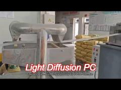 Transparante lichtdiffusie PC UL94 V0 polycarbonaathars thermoplastisch