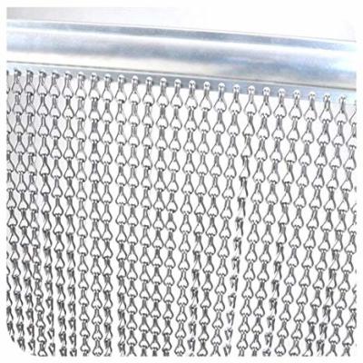 China Aluminum Chain Link Mesh Curtain / Indoor Metal Decorative Mesh hook mesh for sale