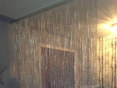 China Insects proof anodized aluminium chain link curtain aluminium chain link insects curtain for sale