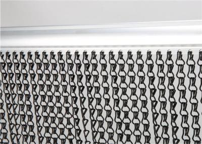 China The hotel metal decorative mesh aluminum Chain link curtain for decorative screen partition for sale