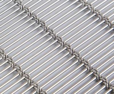 China Woven Wire Drapery Cable Rod Mesh used for Decoration SS Architectural 3810 Cables for sale