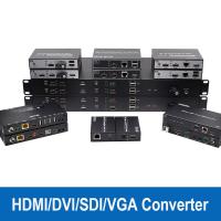 Quality HDMI DVI VGA SDI Fiber Extender USB KVM Independent Audio 1080P@60Hz | 20KM Long for sale