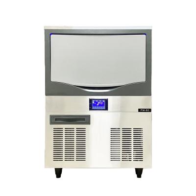 China Home Hotel Industrial Gourmet Cylindrical Ice Making Machine High Speed Cylindrical Ice Machine 80kg/day for sale