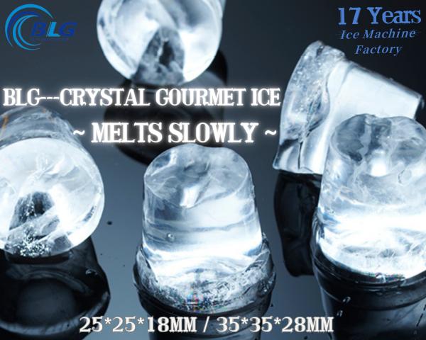 Quality Gourmet Ice Maker 55kg/24hours Automatic Ice Maker Machine Commercial BLG for sale
