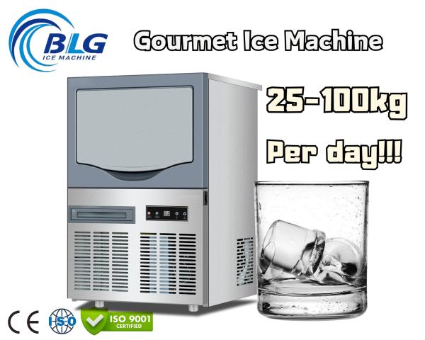 Quality Gourmet Ice Maker 36kg/24hours Automatic Ice Maker Machine Commercial for sale